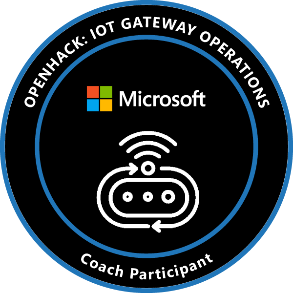 OpenHack: IoT Gateway Operations Coach - Credly