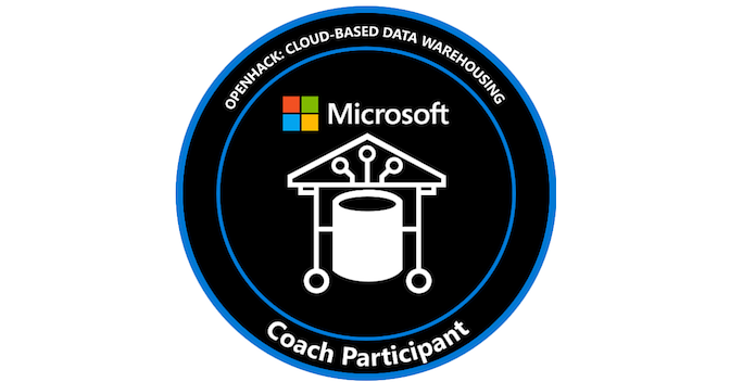 OpenHack: Cloud-based Data Warehousing Coach - Credly