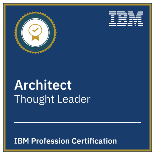 Architect Profession Certification - Level 3 Thought Leader - Credly