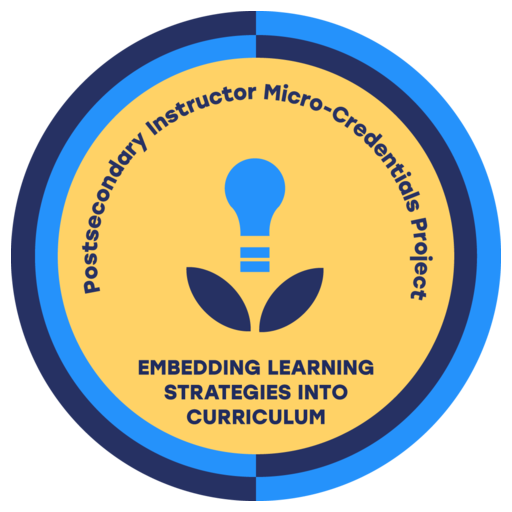 Embedding Learning Strategies into Curriculum - Credly