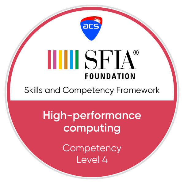 High-performance computing - Competency - Level 4 - Credly