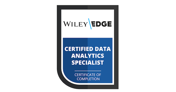 CERTIFIED DATA ANALYTICS SPECIALIST - Credly