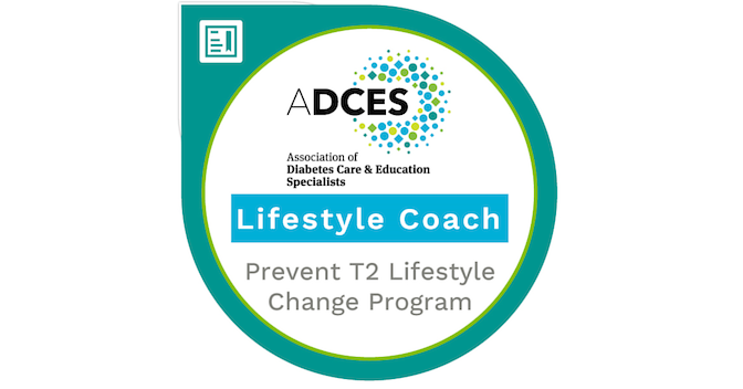 ADCES Lifestyle Coach PreventT2 Lifestyle Change Program - Credly