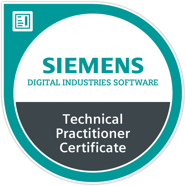 Siemens Digital Industries Software Technical Practitioner 2019 - Credly