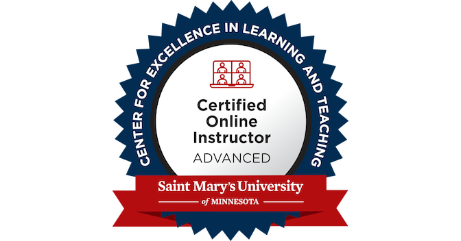 Online Instructor Certificate (Advanced) - Credly