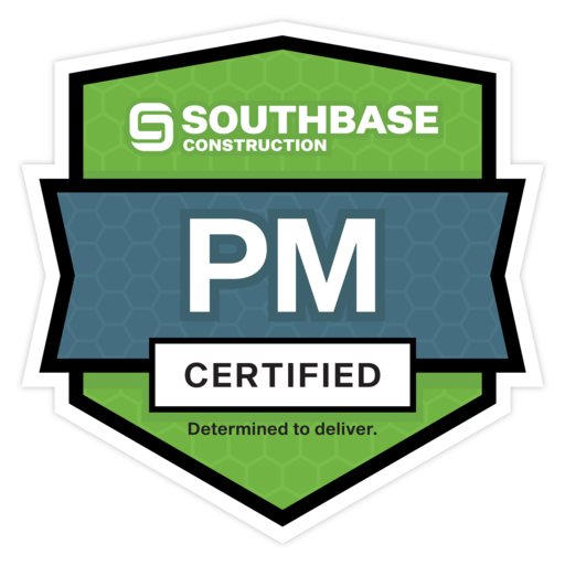 Southbase Construction Project Manager Certified Badge - Credly