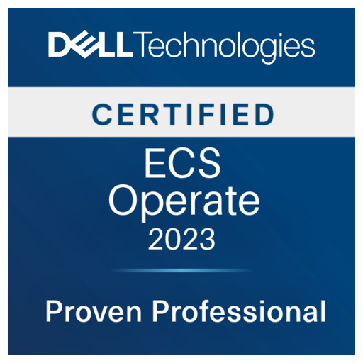 Dell ECS Operate 2023 - Credly