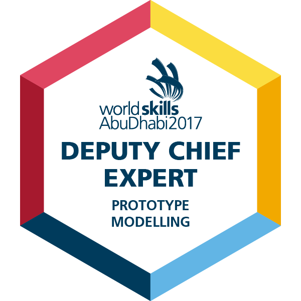 WorldSkills Abu Dhabi 2017 - Deputy Chief Expert - Prototype Modelling - Credly
