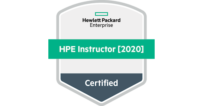 HPE Certified Instructor [2020] - Credly