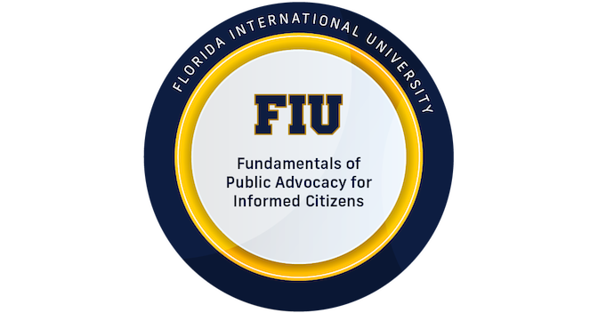 Fundamentals of Public Advocacy for Informed Citizens - Credly