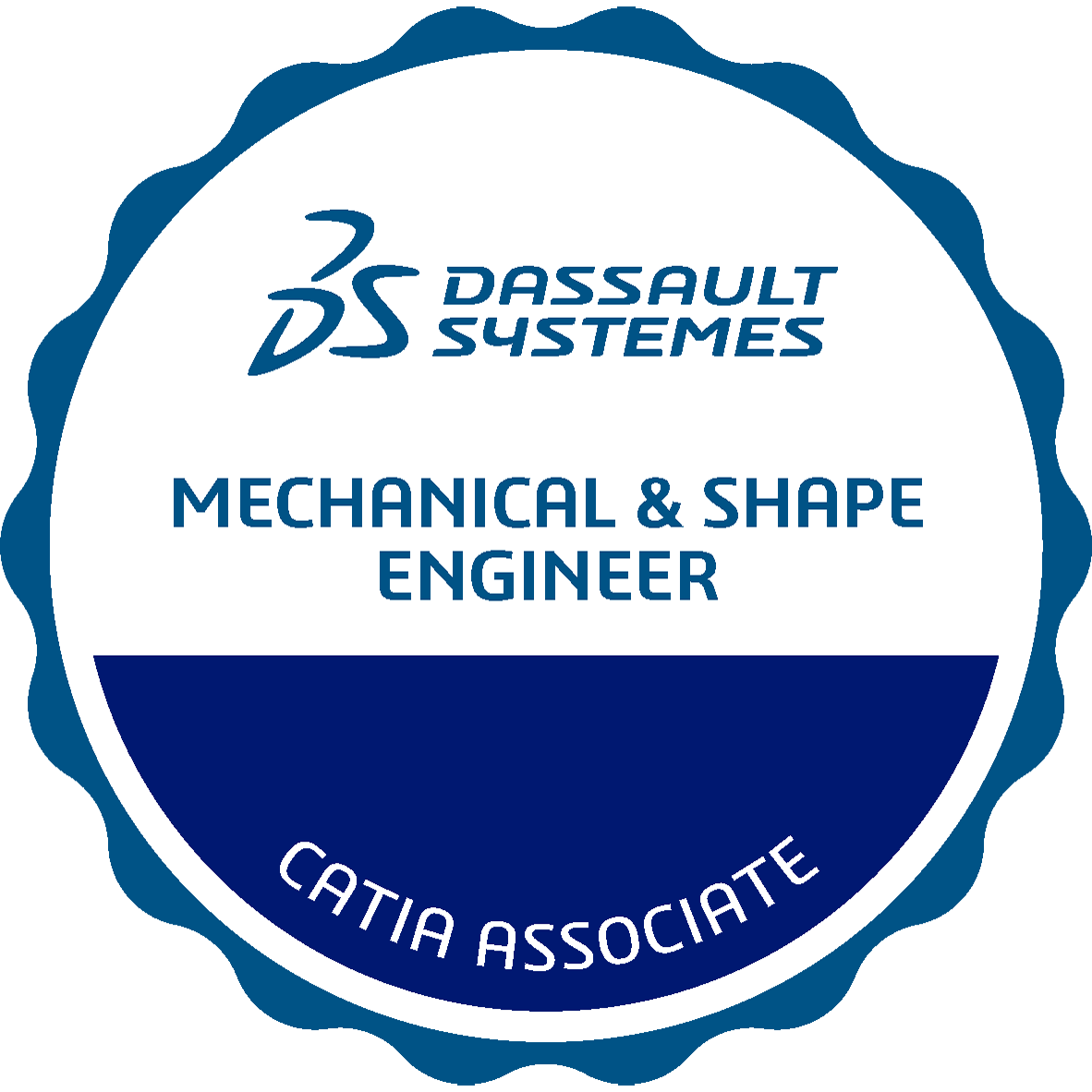 Certified 3DEXPERIENCE Mechanical & Shape Engineer - Associate - Credly