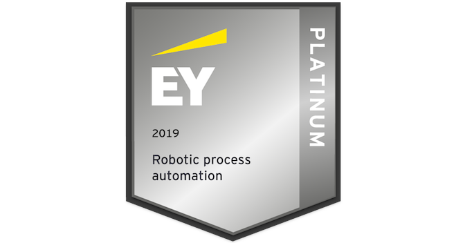 EY Robotic process automation - Platinum (2019) - Credly