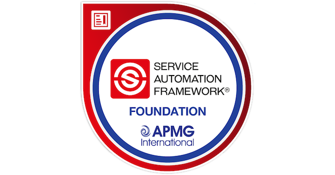 Service Automation Framework (SAF) Foundation - Credly