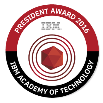 President Award (2016) - IBM Academy of Technology - Credly
