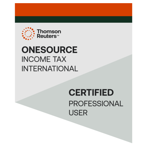 ONESOURCE Income Tax International Certified Professional User - Credly