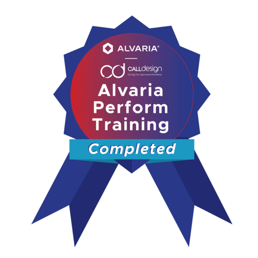 Alvaria Perform Training by Call Design - Credly