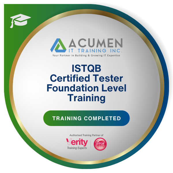 Istqb Certified Tester Foundation Level Training Credly