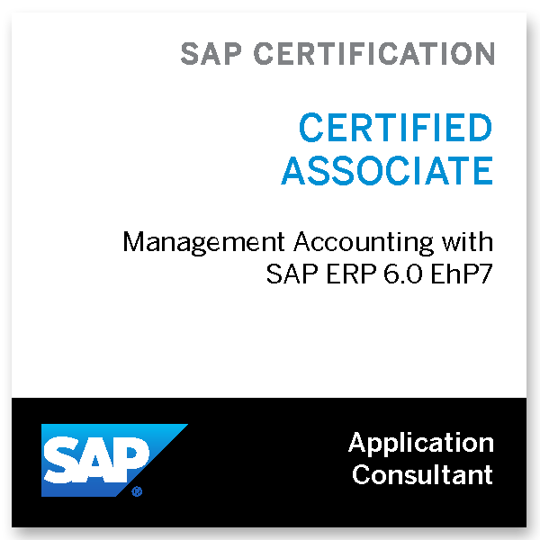 SAP Certified Application Associate Management Accounting With SAP SAP Certified Application Associate Management Accounting With SAP