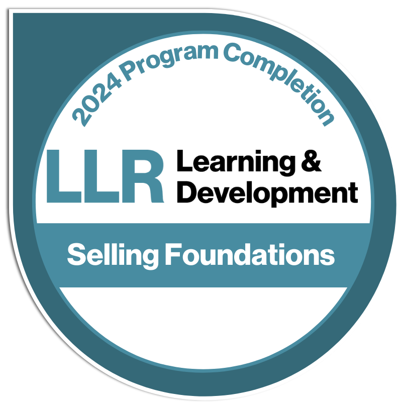 2024 LLR Partners Selling Foundations - Credly