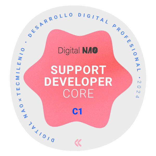 Support Developer Core - Credly