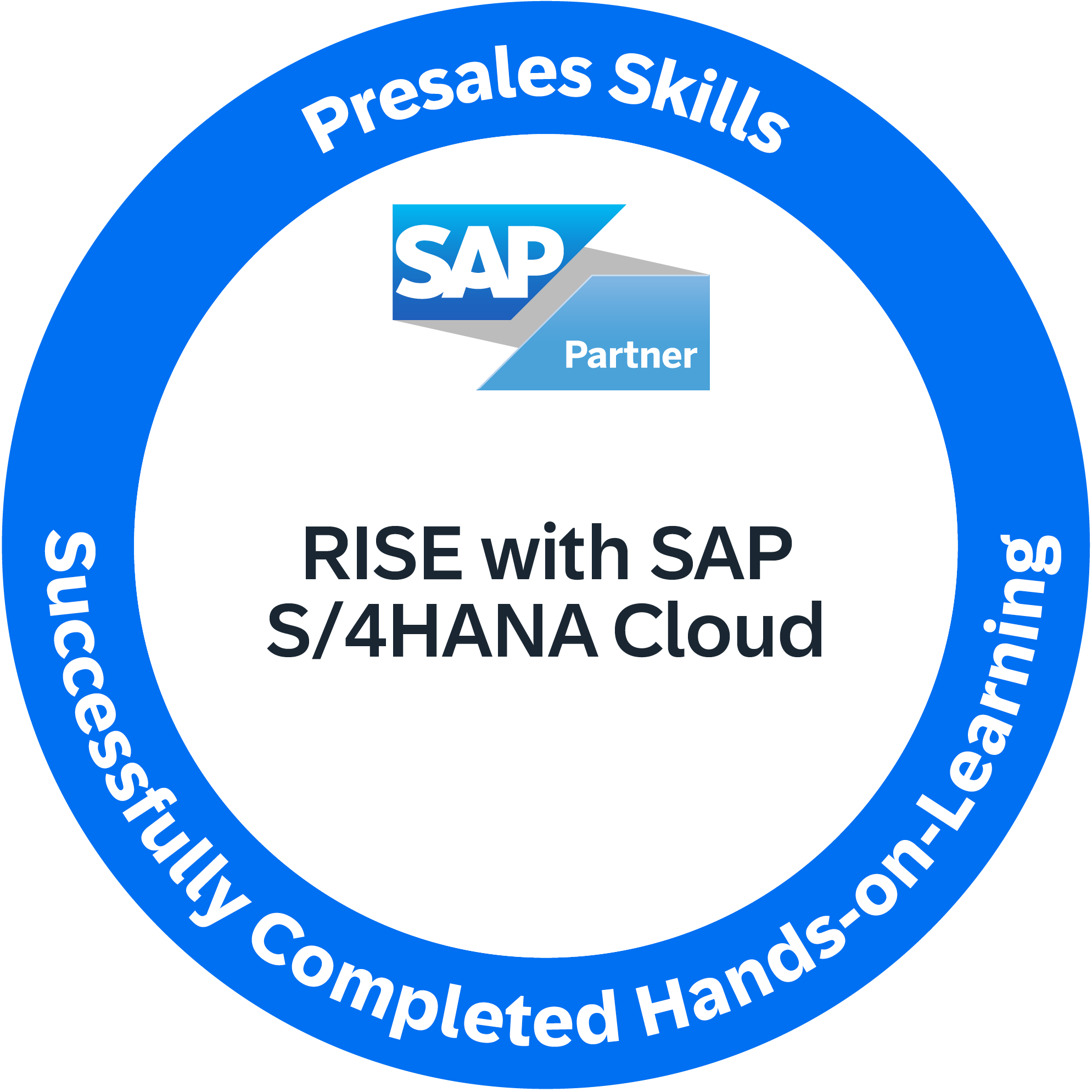 Presales Skills - RISE with SAP S/4HANA Cloud - Credly