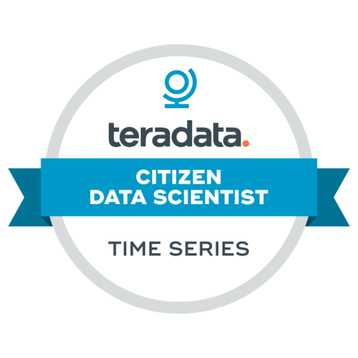 Teradata Citizen Data Scientist - Time Series - Credly
