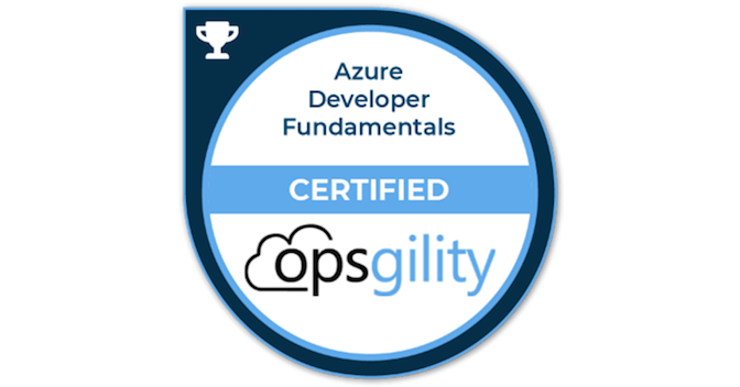 Certified - Azure Developer Fundamentals - Credly