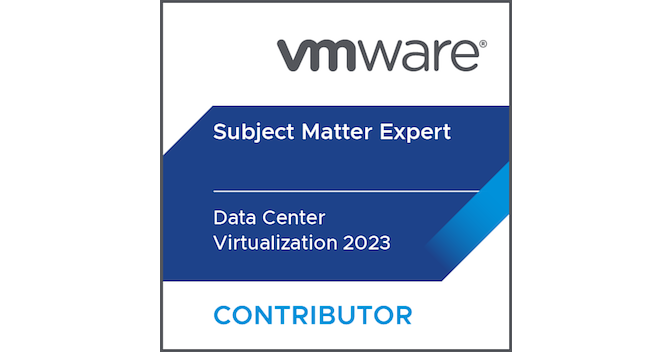 Certification Subject Matter Expert - Data Center Virtualization 2023 ...