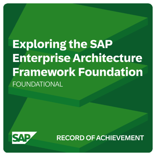 Exploring the SAP Enterprise Architecture Framework Foundation - Record ...