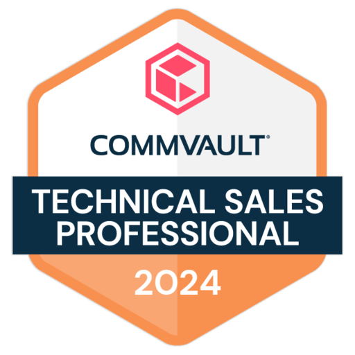 Commvault Technical Sales Professional - CVTSP24 - Credly