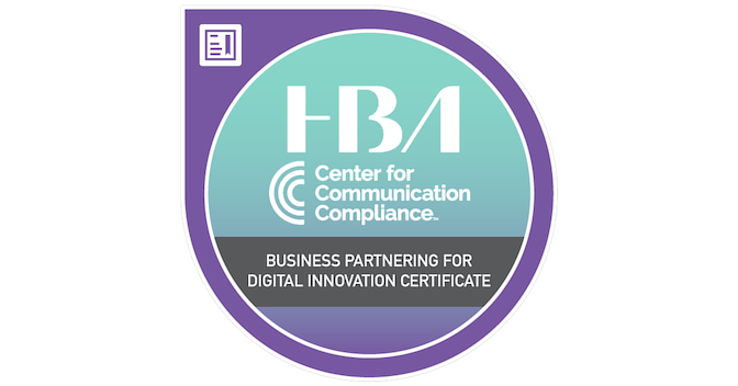 HBA Business Partnering for Digital Innovation Certificate - Credly