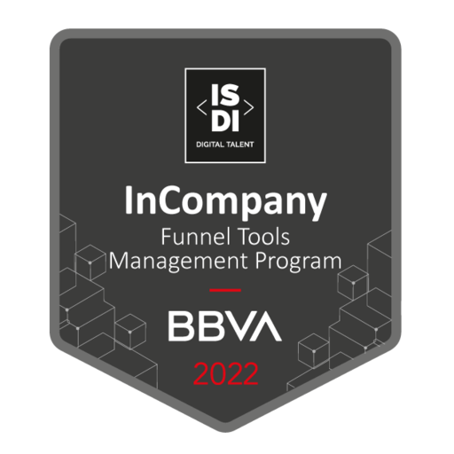 BBVA | ISDI - Funnel Tools Management Program - Credly