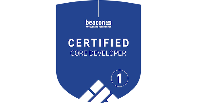 Beacon Certified Core Developer - Credly