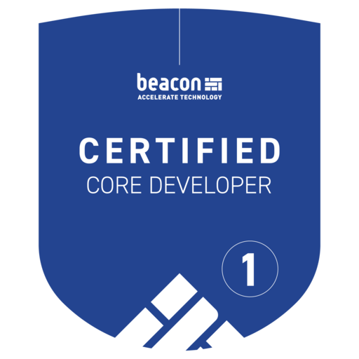 Beacon Certified Core Developer - Credly