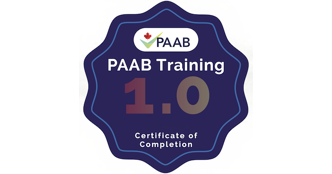 PAAB Training 1.0 - Credly