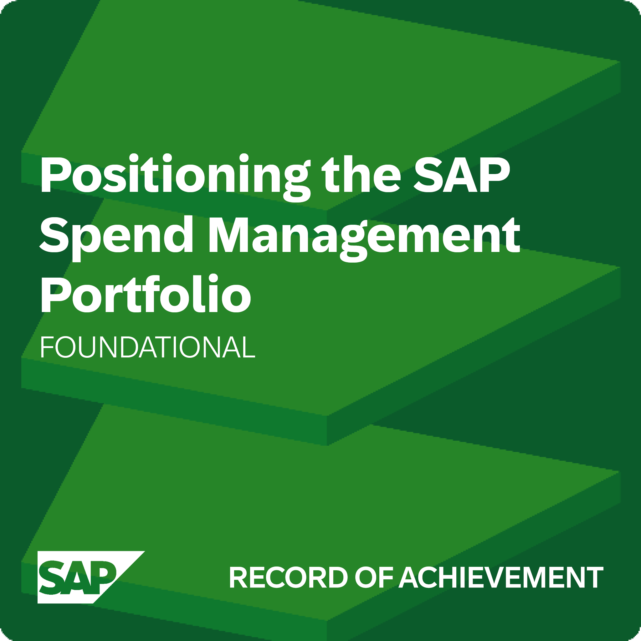 Positioning the SAP Spend Management Portfolio - Record of Achievement ...