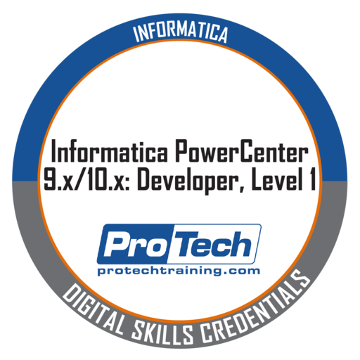 Informatica PowerCenter 9.x/10.x: Developer, Level 1 - Credly