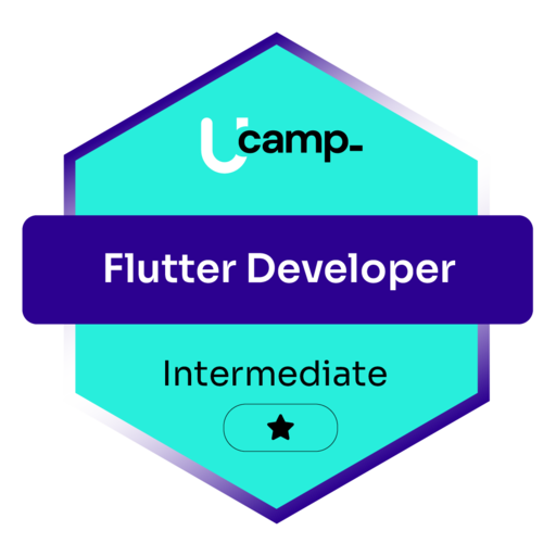 Flutter Developer (Intermediate) - Credly