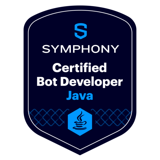 Symphony Certified Bot Developer (Java) - Credly