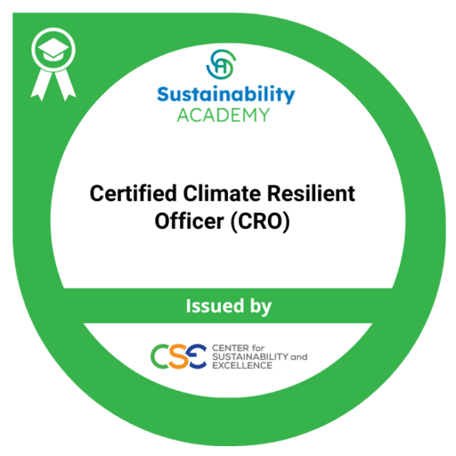 Certified Climate Resilient Officer (CRO) - Credly