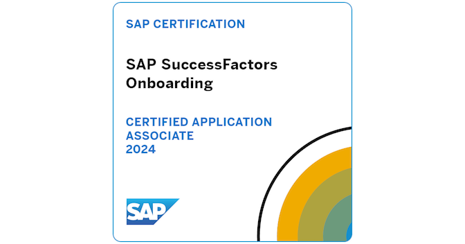 SAP Certified Application Associate - SAP SuccessFactors Onboarding ...