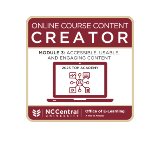 Online Course Content Creator - Credly