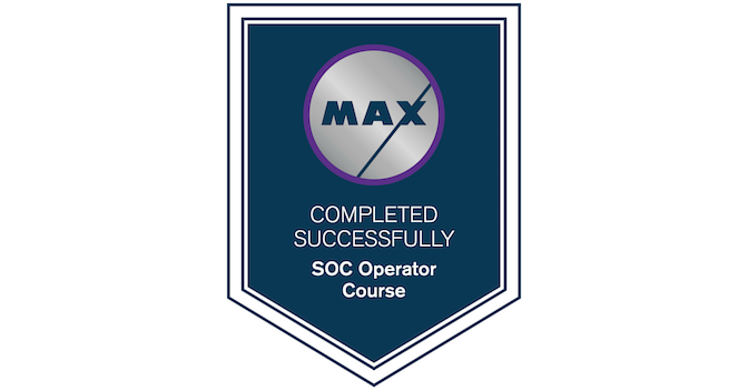 MAX SOC Operator Training - Credly