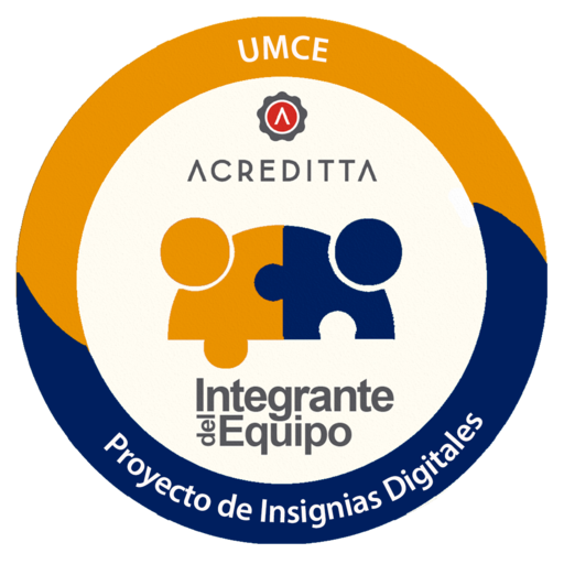 Integrante del Equipo de Proyecto de Insignias Digitales de UMCE - Credly