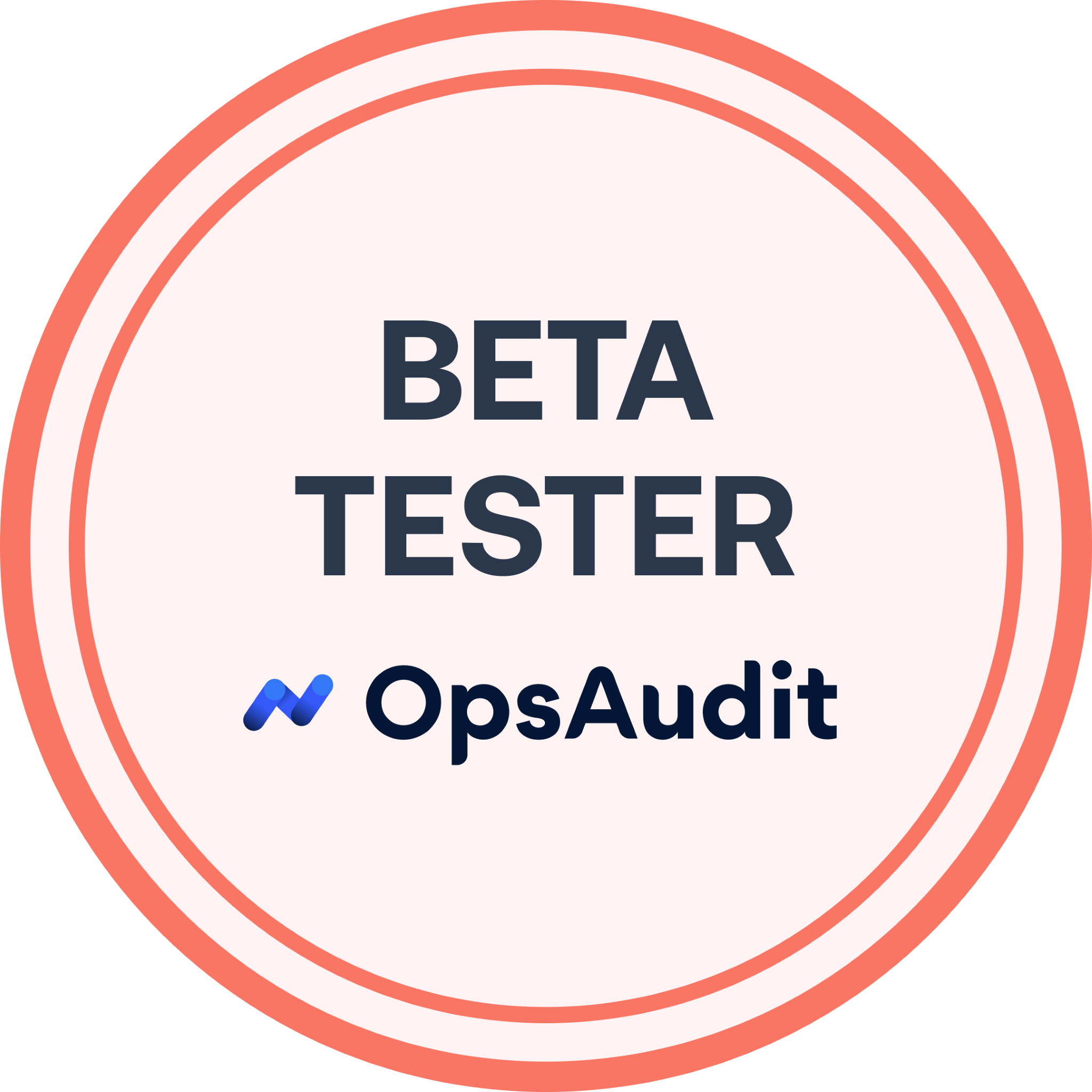 Beta Tester - OpsAudit Admin Certification - Credly