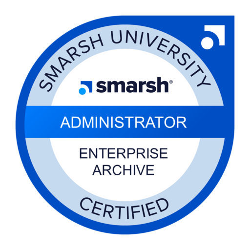 Smarsh Certified Enterprise Archive Administrator - Credly