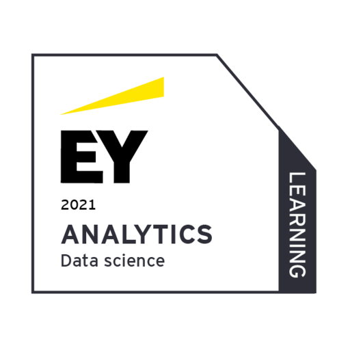 EY Analytics - Data Science - Learning (2021) - Credly