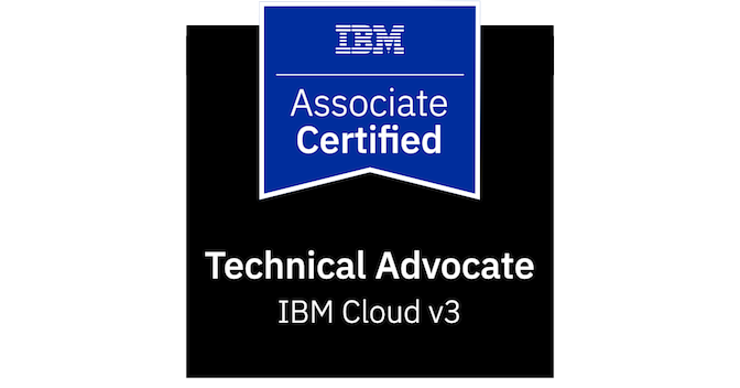 IBM Certified Technical Advocate - Cloud v3 - Credly