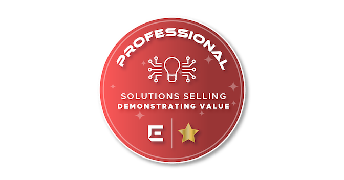 Solutions Selling - Demonstrating Value - Credly