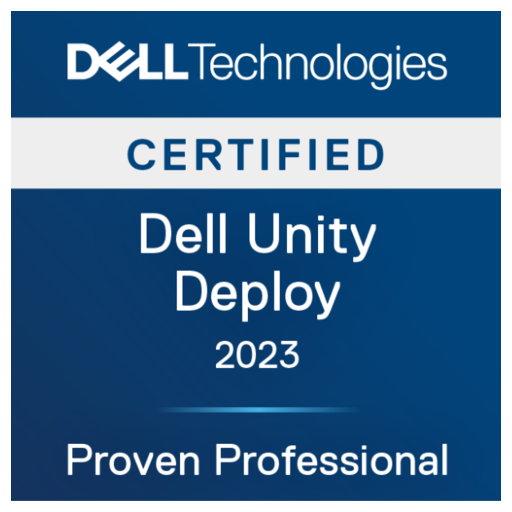Dell Unity Deploy 2023 - Credly